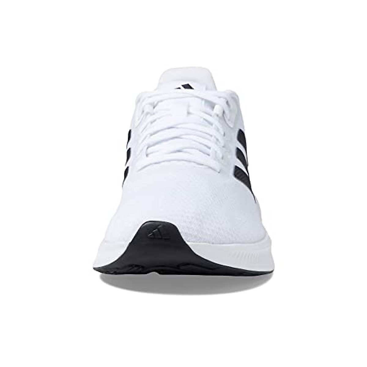 adidas Men's Run Falcon 3.0 Shoe, White/Black/White, 8