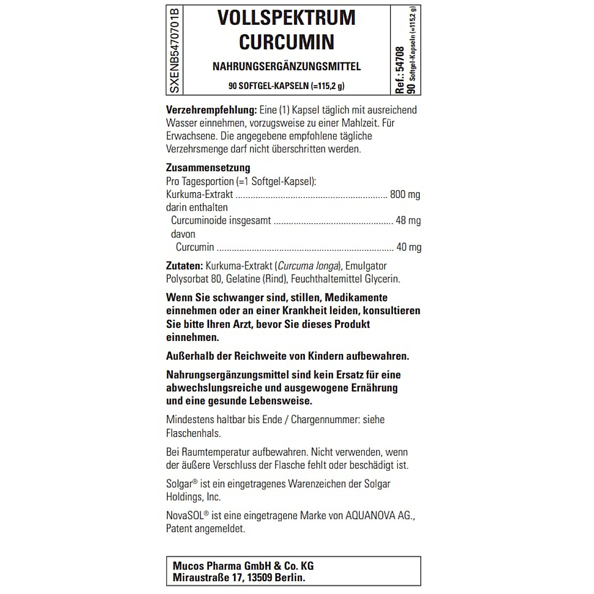 Solgar Full Spectrum Curcumin - 90 LiCaps - Superior Absorption - Brain, Joint & Immune Health - Non-GMO, Vegan, Gluten Free, Dairy Free - 90 Servings