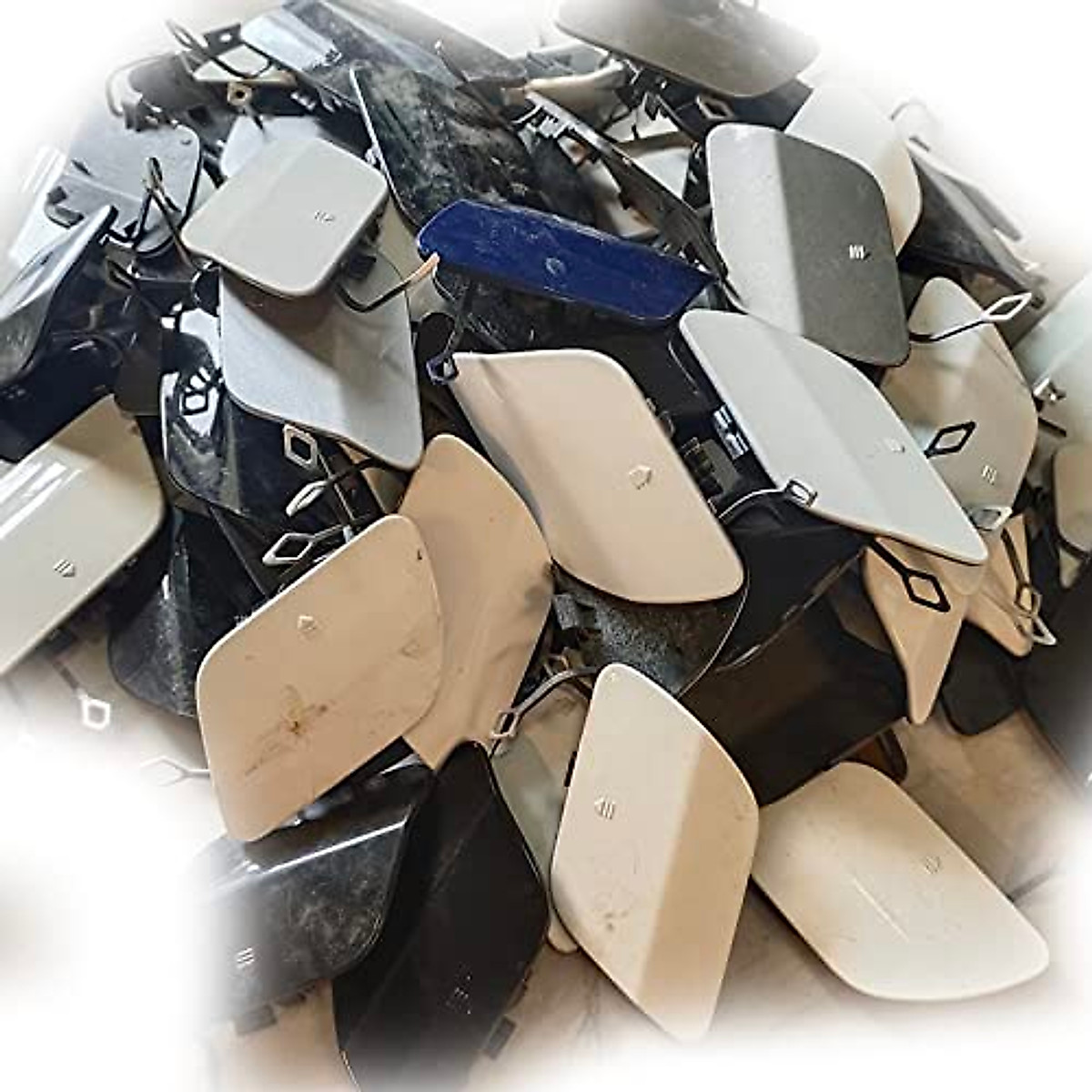 Trimla Rear Tow Cover Fit for Mercedes-Benz C-Class W205 C180 C200 C220 C250 C260 C280 C300 C320 C350 2014 2015 2016 2017 2018 2019 2020 Bumper Hook Eye Cap 2058850224 (Black)