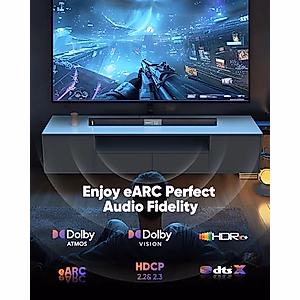 Snowkids 10K 8K HDMI 2.1 Cable 15FT, 48Gbps Ultra High Speed Long HDMI Cable 8K/60Hz 4K/120Hz 144Hz Braided Black HDMI Cord eARC HDR10 HDCP 2.2&2.3 Compatible with Roku TV/PS5/HDTV and More