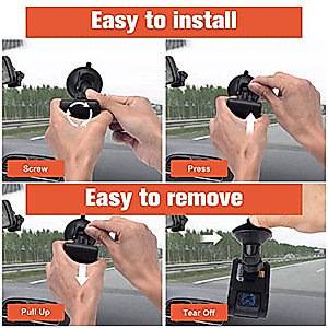 ChengFu Dash Cam Mount, Dash Cam Suction Mount, Dash Cam Mount Holder, Compatible with VIOFO A119 V3