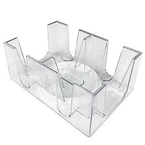 Yuanhe 6 Deck Revolving Rotating Canasta Playing Card Tray