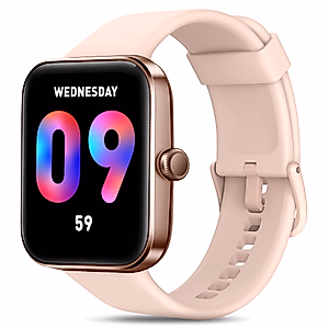 Gydom Smart Watch for Women Men,1.69" Smart Fitness Tracker Watch Blood Oxygen Heart Rate Stress Sleep Monitor Pedometer Watch 5ATM Waterproof Activity Tracker Smartwatch for Android iOS Phone