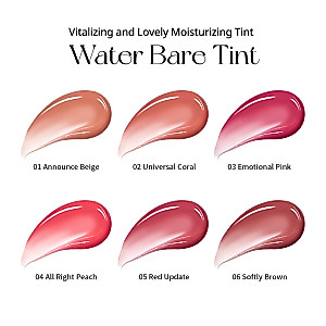Peripera Water Bare Tint (006 SOFTLY BROWN) - Lip Tint, Lip Stain, Glowy Tint