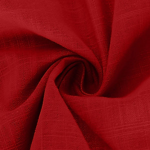 SMIDOW Womens Button Down Cotton Linen Shirts V Neck Roll Up Short|Long Sleeve Blouses Loose Collared Shirt Casual Work Tops