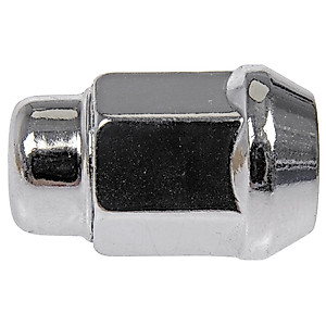 Dorman 611-324 Wheel Nut M12-1.50 Chrome Acorn Bulge - 3/4 In. Hex, 1.39 In. Compatible with Select Models, 10 Pack