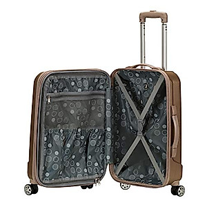 Rockland Santa Fe Hardside Spinner Wheel Luggage, Bronze, Carry-On 20-Inch