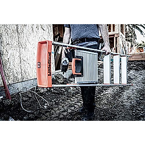 Little Giant Ladder Systems Flip N Lite 6 Foot 300 Pound Capacity Aluminum Lightweight Slim Stepladder Ladder