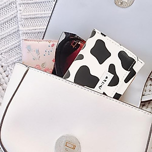 PACKOVE Trifold Ladies Wallets Cute Cow Pattern Wallet Mini Credit Card Wallet Small Cow Wallet Short Purse Practical Cash Wallet for Girls