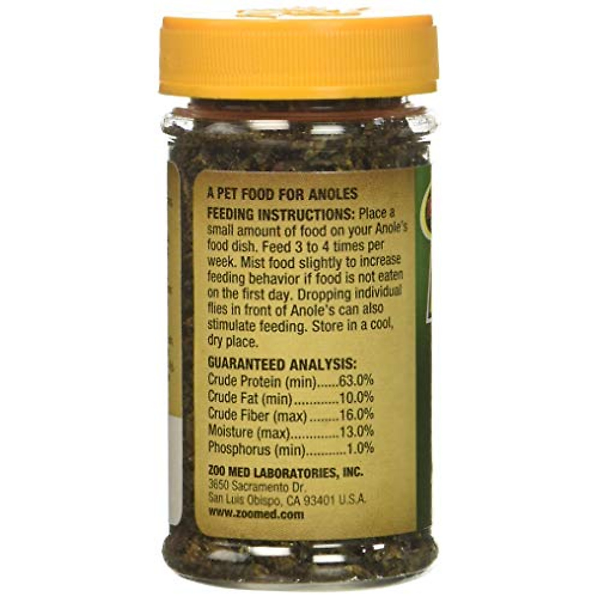 Zoo Med Anole Food For Small Lizards, 0.4 Ounce Bottle