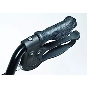 Graham-Field RJ4300K Lumex Walkabout Lite Rollator Walker with Seat, Lightweight, 14.5 lb., Large 6" Wheels, Black