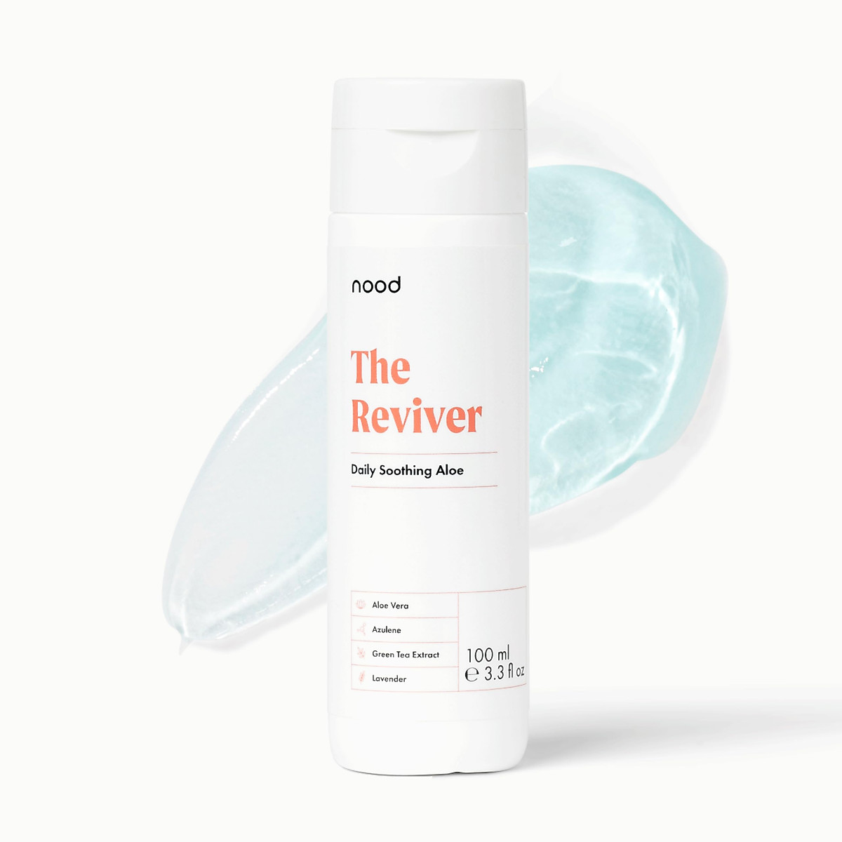Nood The Reviver, Aloe Vera and Azulene Gel, Soothes Skin After IPL Laser Hair Removal Treatment, Lavender and Green Tea Extracts, 1 Bottle (3.3 fl oz)