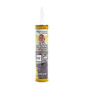 Dicor - 551LSW-12 White Non-Sag Roof Lap Sealant - 10.3 oz. Tube