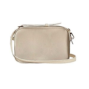 AuroraBTQ Crossbody Bag – Crossbody Purse with Pink Star Accent – Trendy Chic for Teenage Girls – Faux Leather Bag for Phone, Wallet