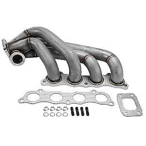 A-Premium Exhaust Manifold Kit W/Gaskets & Studs & Nuts & Washers [4Cyl 1.7 2.0L] Compatible with Honda Civic Si 2002-2011& Acura RSX Base/Type-S 2002-2006, Replace# HPMFK20SWT311G