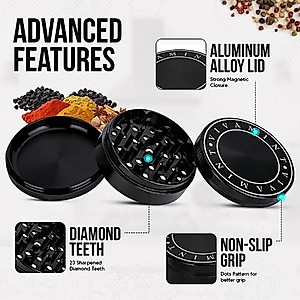 Spice Grinder with Container - Large