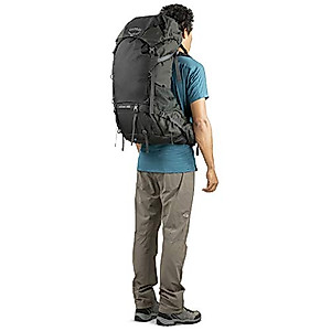 Osprey Rook 65L Men's Backpacking Backpack, Black, One Size
