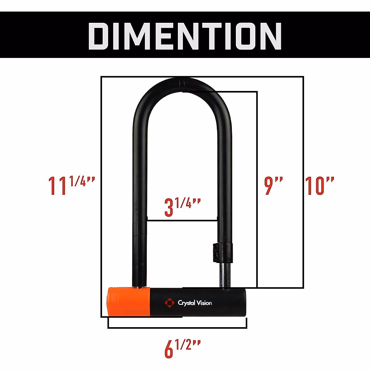 Blackstone Anti-Theft 130 dB Alarm U-Lock Heavy Duty