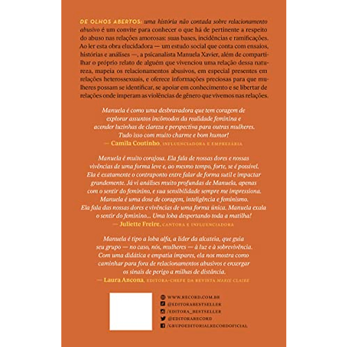 De olhos abertos: Uma história não contada sobre relacionamento abusivo