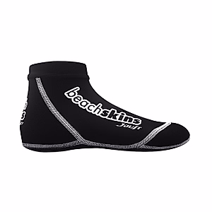 Tandem Sport Beach Skins - Beach Volleyball Socks - Lycra & Neoprene Socks for Beach Soccer, Beach Volleyball and Other Beach Sports - Sand Socks for Beach Volleyball - M, Black