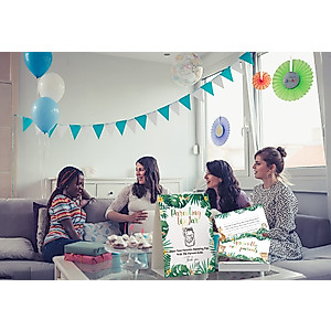 Advice for New Parents, Parenting Advice Card, Baby Shower Party, Tips for the Parents To Be，Includes a 5x7 Standing Sign and 25 4x6 Advice Cards(JYC036)