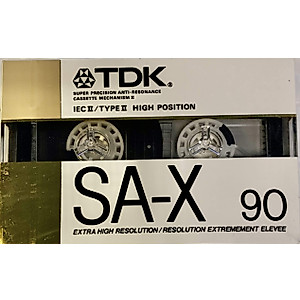 TDK SA-X 90 Minute Blank Cassette Tape