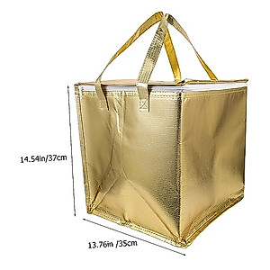 Insulation Bags Pizza Carrier Insulated Bags Tote Bags Shopping Bags Insulated Bags for Shopping Food Bag Insulated Shopping Bag Food Storage Bag Cold Food Bags ABOOFAN