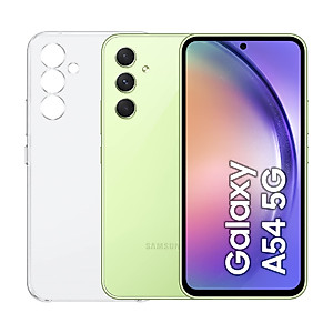 SAMSUNG Galaxy A54 5G SM-A546B/DS Dual Hybrid SIM Exyonos 1380 Android Smartphone, 6.4 Inch Dynamic AMOLED Display, 5000 mAh Battery, 256GB/8 GB EU/UK Model International Version (Lime)