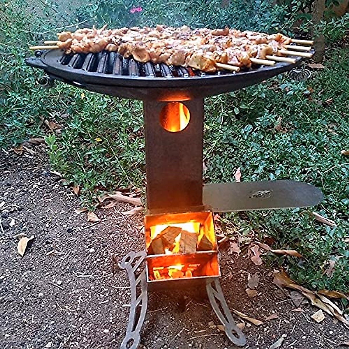 Spitfire BBQ Grill Set for Patrol Rocket Stove, Grill with cast Iron ...