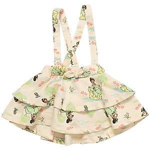 Disney Princess Ariel Baby Girls 3 Piece Outfit Set: Bodysuit Jumper Headband Blue 3-6 Months