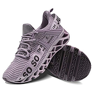 UMYOGO Womens Non Slip Running Shoes Lightweight Breathable Sneakers Athletic Gym Sports Walking Shoes
