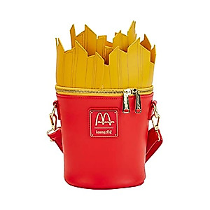 Loungefly McDonalds Crossbody Bag French Fries Official Red One Size
