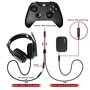 Elgato Chat Link Pro Audio Adapter Replacement Sound Cable for PS5, PS4, Nintendo Switch, Capture Voice Chat, Gameplay Sound, Chat and Listen Cable