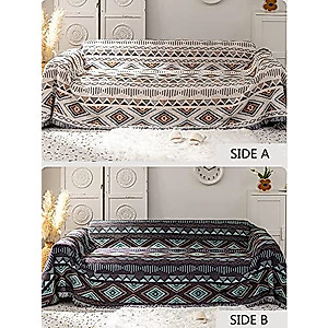 Lqprom Southwest Throw Blankets Aztec Southwest Throws Cover for Couch Chair Sofa Bed Outdoor Beach Travel 51"x63"