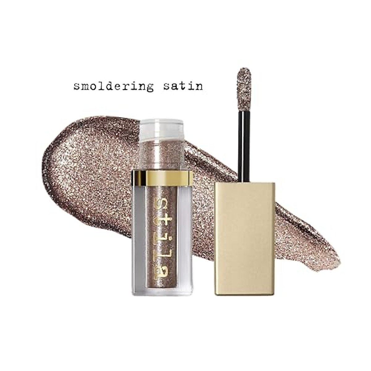 Stila Magnificent Metals Glitter & Glow Liquid Eye Shadow, Smoldering Satin