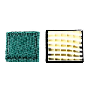 HQRP 2-pack Filter and Pre-Filter replacement for Troy-Bilt 30-740 36046 Parts Compatible with Troybilt 21A 21AE 21B Series Bronco RotoTillers