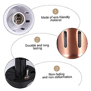 BUGUUYO 1pc Food Warmer Lamp Dome Reptile Light Reptile Lamp Hanging Light Fixtures Hot Lamp for Food Warmer for Parties Buffets Catering Food Catering Lamps Food Metal