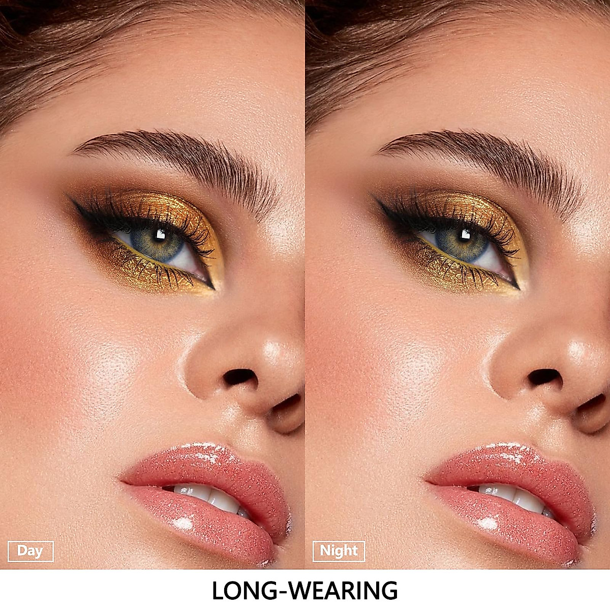 Anglicolor Diamond Glitter Liquid Eyeshadow, Glitter Eyeshadow, Lightweight Smooth, Shimmer Eyeshadow, Metals Gloss Sparkling Eyeliner Pen, Cosmetics Gift for Girls and Women (Pink #06)