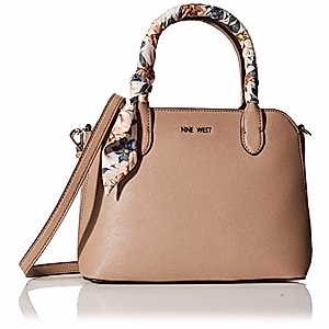 Nine West Merrylou Dome Satchel Mink One Size