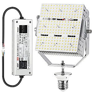 150W Shoebox LED Retrofit Kits AC100-277V (650W MH/HPS/HID Equivalent) 5000K E39 Mogul Base Retrofit Lights for Parking Lot Tennis Court ETL DLC Listed