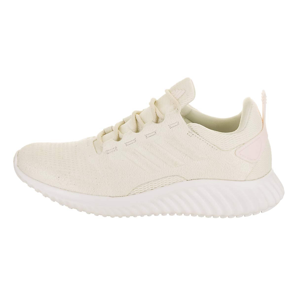 adidas Girls Alphabounce Lace-Up Sneaker Running Shoes Ivory 6 Medium (B,M)
