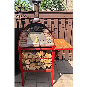 Authentic Pizza Ovens - Maximus Red Wood Fire Oven