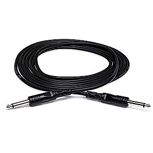 Hosa CPP-105 1/4" TS to 1/4" TS Unbalanced Interconnect Cable, 5 Feet