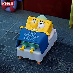 POP MART Spongebob Life Transitions Blind Box Figures, Random Design Box Toys for Modern Home Decor, Collectible Toy Set for Desk Accessories, 1PC