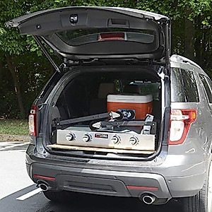 Royal Gourmet GD401C 4-Burner Portable Propane Flat Top Gas Grill and Griddle Combo, Black