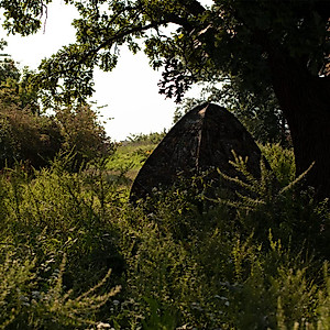 Ameristep Gunner Lightweight Durable 58" x 56" x 57" Compact Size 1-Person Capacity Portable Hunting Ground Blind - Mossy Oak Break-Up Country