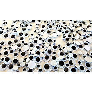Playscene Children's Craft 'Wiggle-Googly Eyes' (500 Piece Pack)