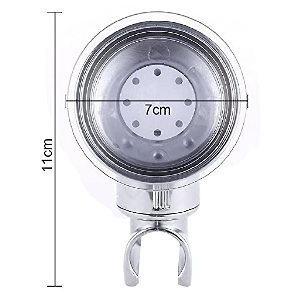 ZHUHW Bathroom Adjustable Shower Head Holder Rack Bracket Suction Cup Shower Holder Wall Mounted Shower Holder Bathroom Accessory