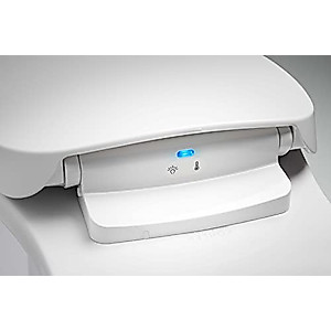 KOHLER K-10515-0 PureWarmth Heated Round-Front Toilet Seat, Quiet-Close Lid and Seat, Grip-Tight Bumpers and Installation Hardware, White