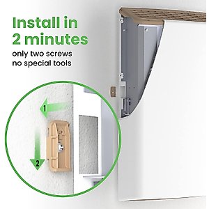 Smart Envi Wi-fi Plug-in Electric Wall Heater - Energy Efficient Smart Heaters for Indoor Use - App Controlled Electric Heater with Thermal Shut Off Switch - Compatible with Alexa & Google Home